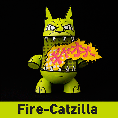 Joe Ledbetter’s Fire-Catzilla Release – Plastic and Plush
