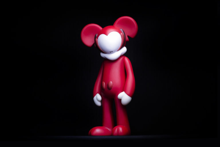 Mickiv “Classic Red” from Visual Ark – Plastic and Plush