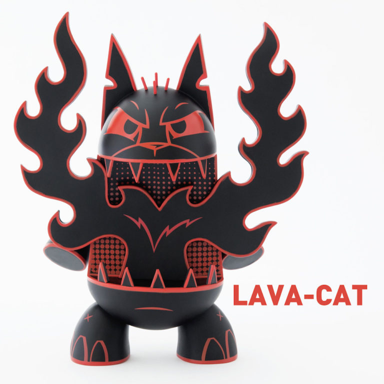 Joe Ledbetter’s Lava-Cat – Plastic and Plush