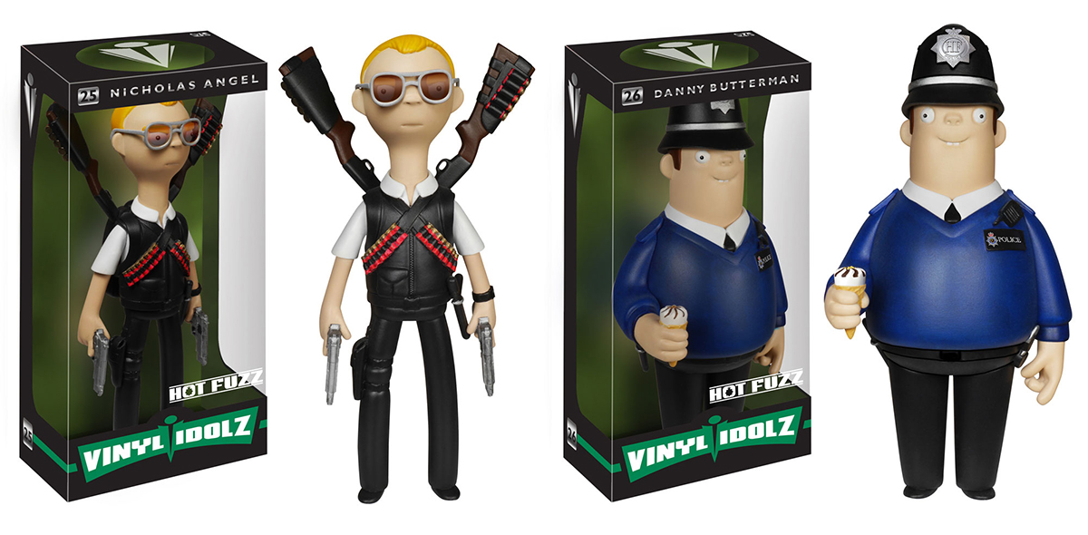 Hot Fuzz and The Walking Dead Vinyl Idolz – Plastic and Plush