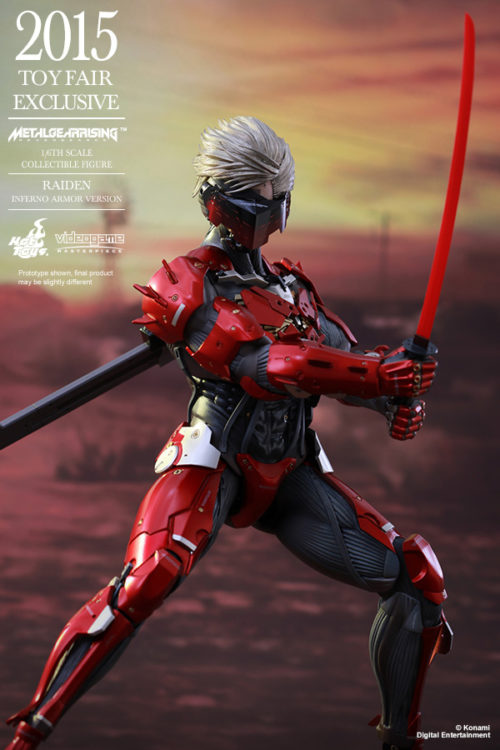 Hot Toys’ 1/6th Scale Metal Gear – Raiden (Inferno Armor) – Plastic and ...
