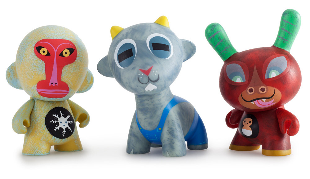 Ferals Mini Series from Kidrobot – Plastic and Plush