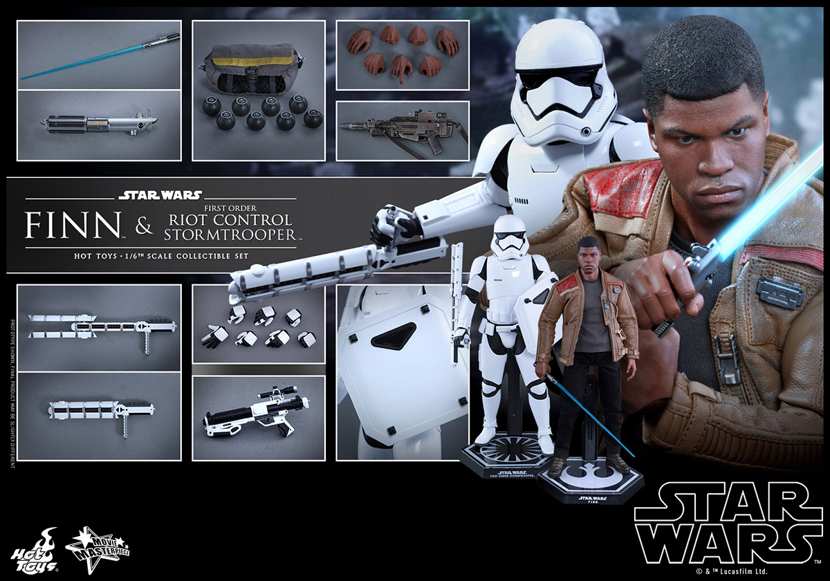 Star Wars: The Force Awakens – Finn and First Order Riot Control ...