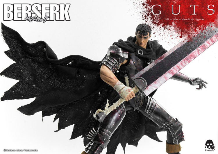 Threezero’s 1/6th scale Berserk Guts Figure – Plastic and Plush