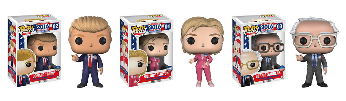 Funko Gets Political – Pop! The Vote + GPK – Plastic and Plush
