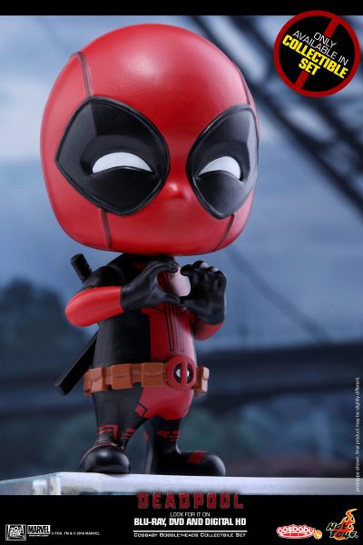 Five New Deadpool Cosbabies – Plastic and Plush