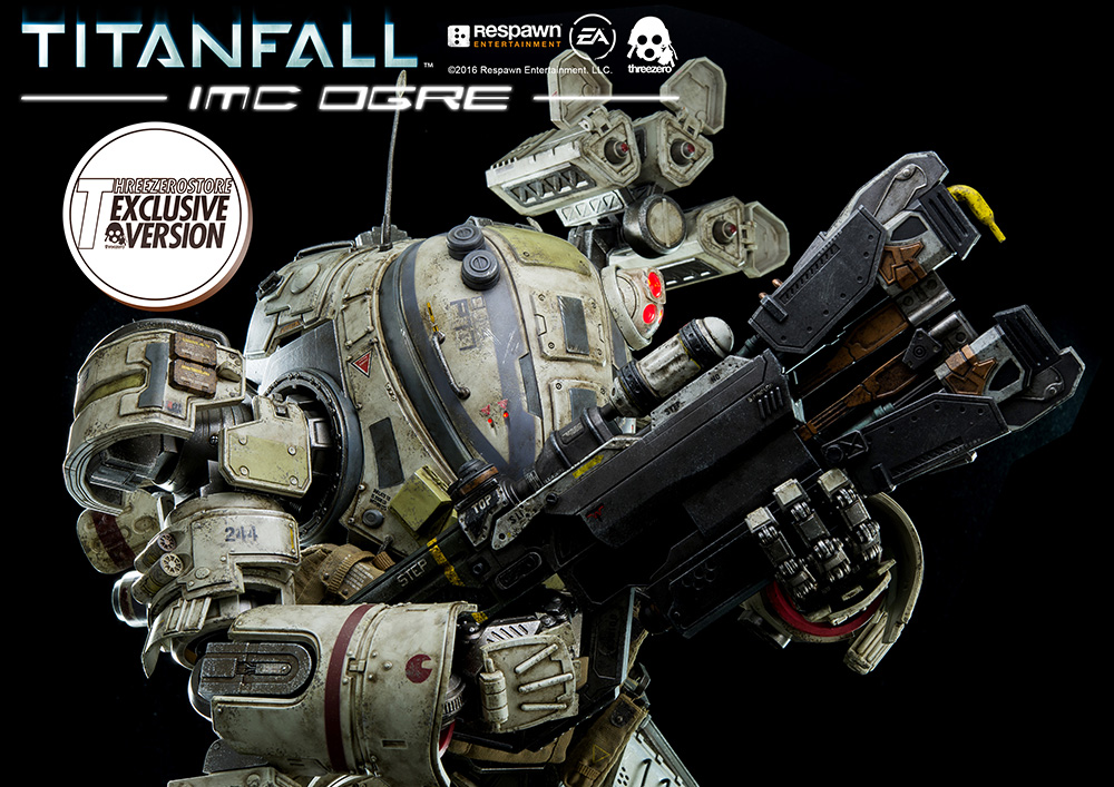Threezero’s Titanfall IMC Ogre – Plastic and Plush