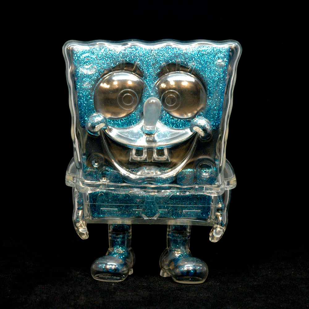 Blue Glitter Spongebob DX – Plastic and Plush