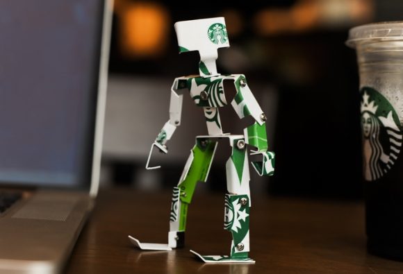 Kickstarter: Coffee Card Robot | Plastic and Plush