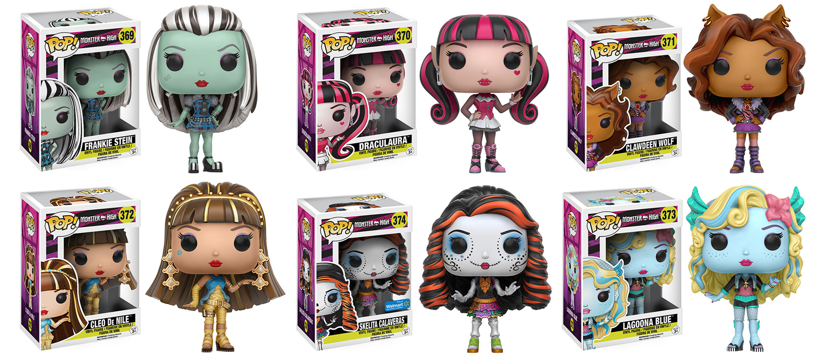 Monster High – Pop! and Rock Candy – Plastic and Plush