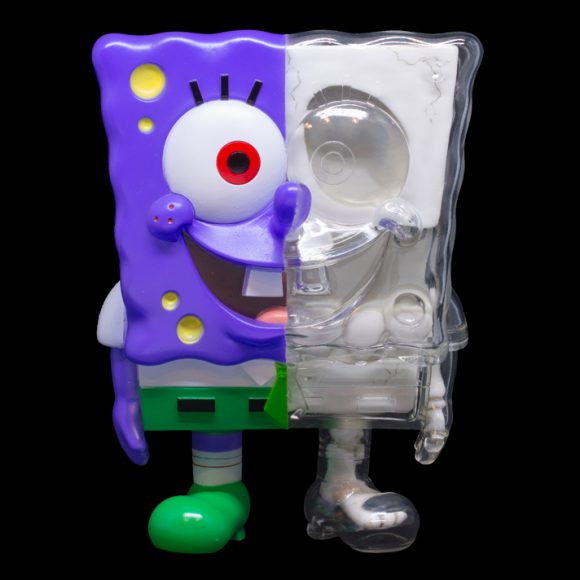 Purple/Clear SpongeBob DX – Plastic and Plush