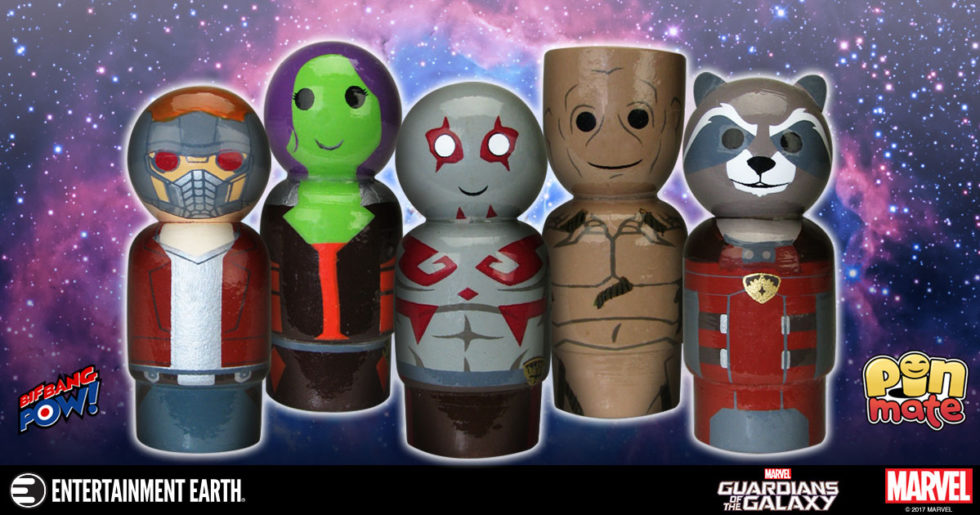 Guardians of the Galaxy Pin Mate Series – Plastic and Plush