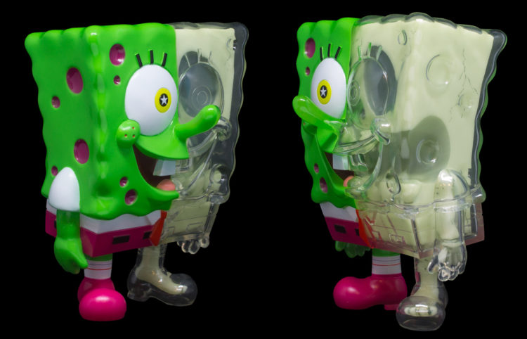 Green/Clear/GID SpongeBob DX Release – Plastic and Plush