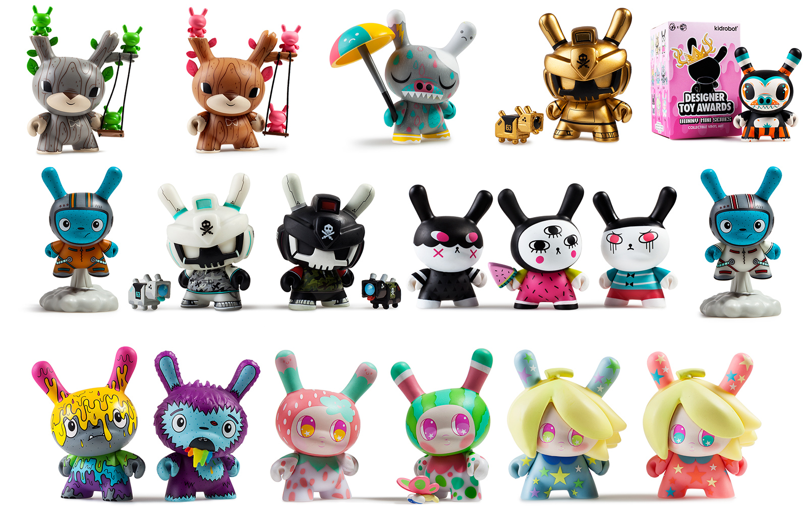 Designer Toy Awards Dunny Mini Series – Plastic and Plush