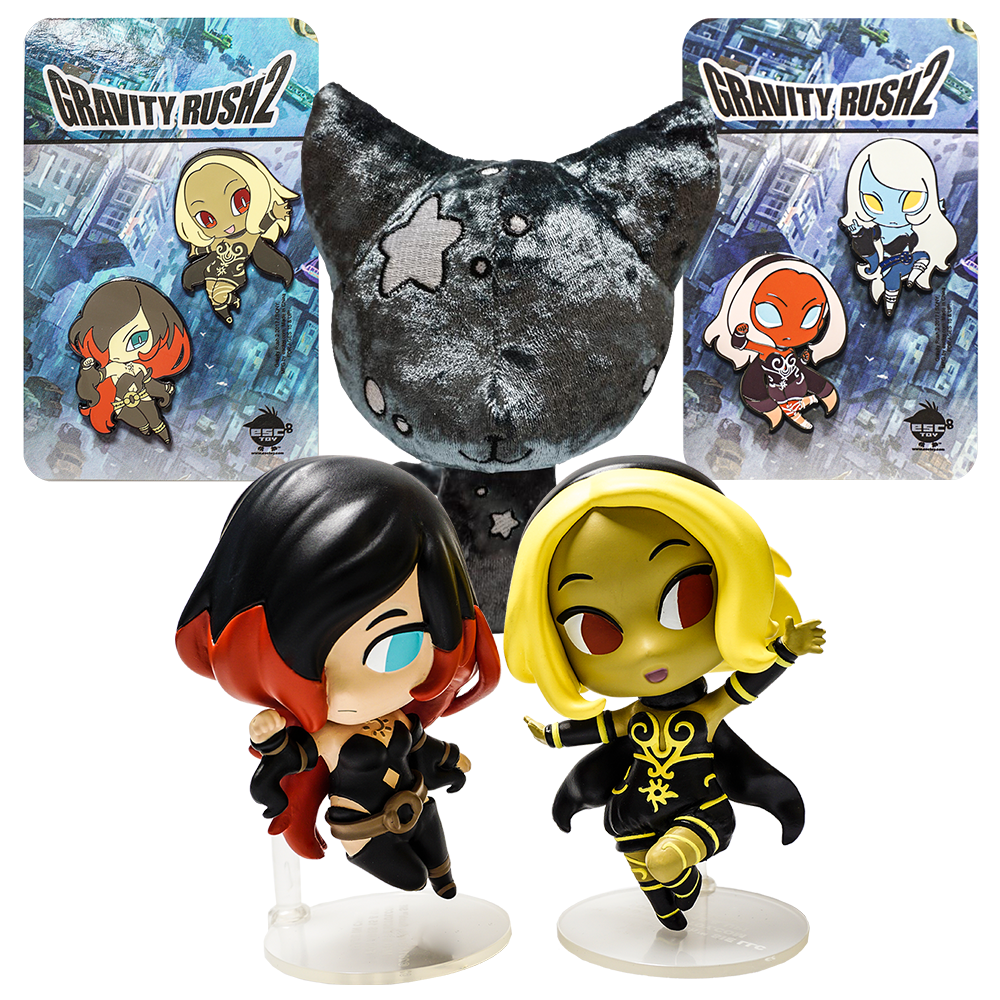Gravity Rush 2 Vinyl Figures from ESC-Toy – Plastic and Plush