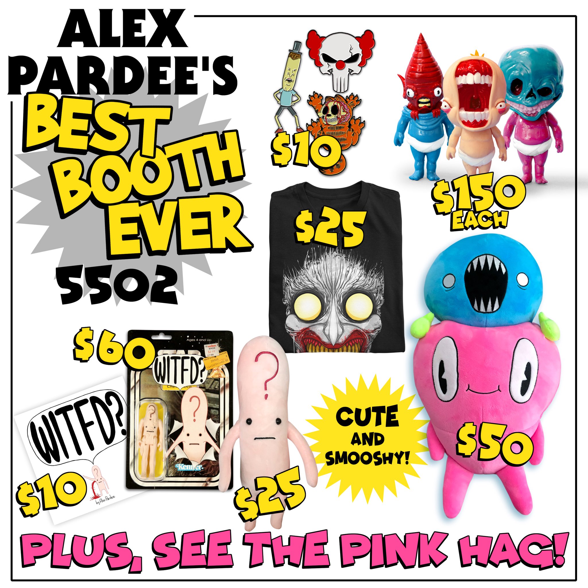 SDCC18: Alex Pardee's Best Booth Ever