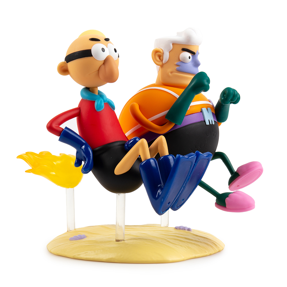 Mermaid Man and Barnacle Boy Art Figure – Plastic and Plush