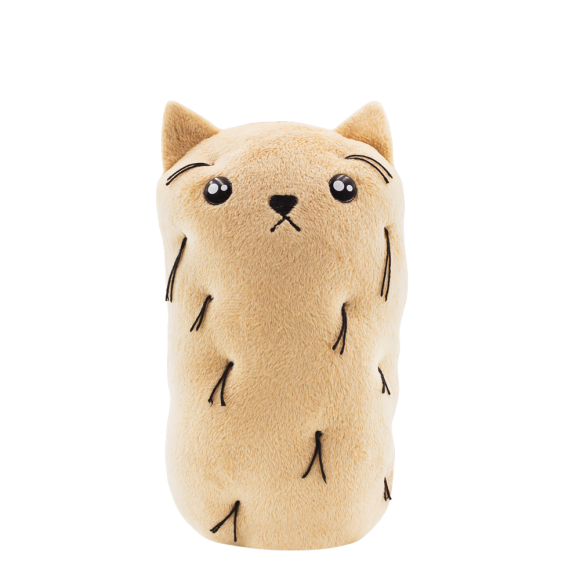 Exploding Kittens Mini Hairy Potato Cat Plush – Plastic and Plush