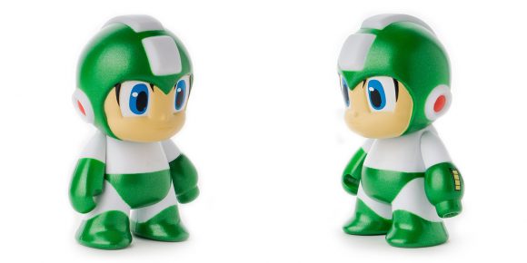 Kidrobot x Capcom Metallic Green Mega Man | Plastic and Plush