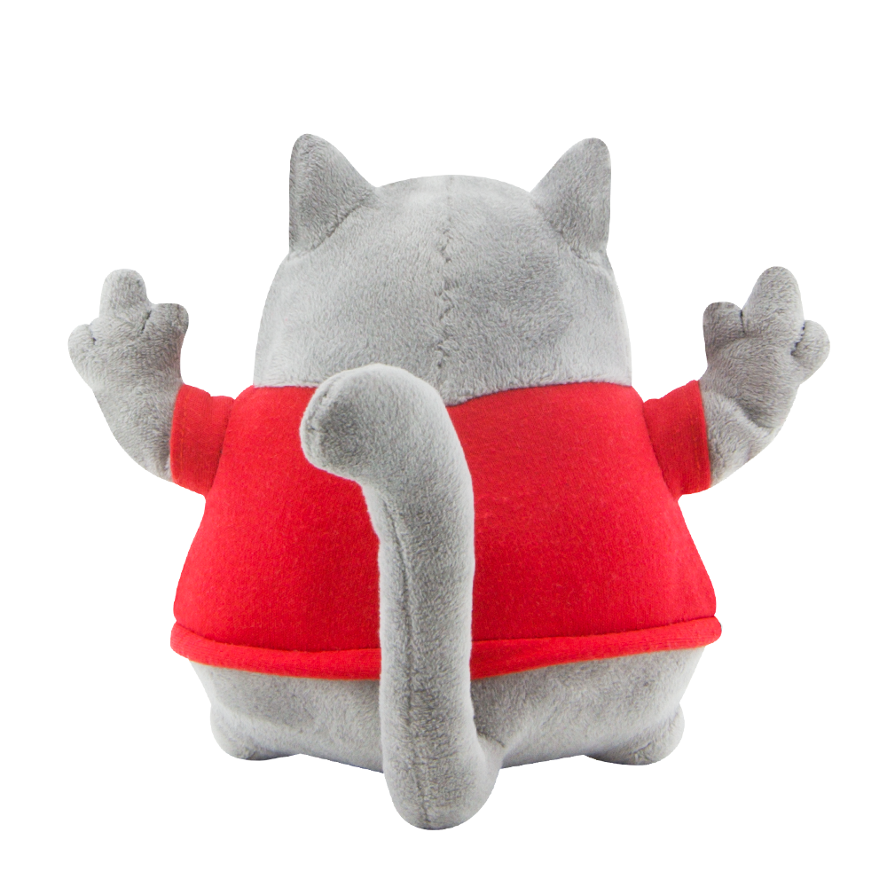 Nope Kitten Plush from Exploding Kittens | Plastic and Plush