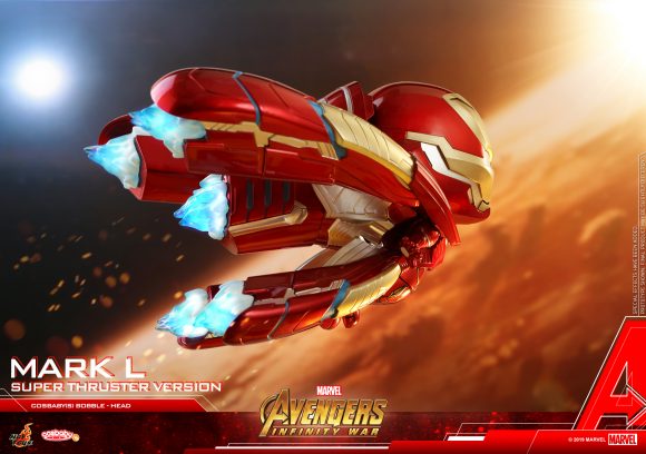Iron Man Mark L (Super Thruster Version) Cosbaby – Plastic and Plush