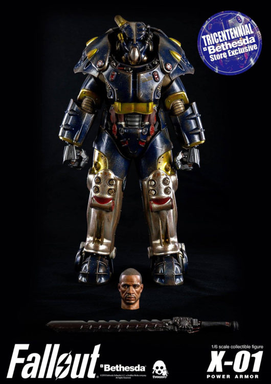 Bethesda Store Exclusive X-01 "Tricentennial" Power Armor Figure