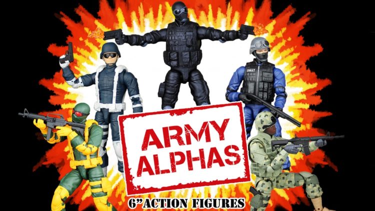 Kickstarter: Army Alphas 1:12 Action Figure Line – Plastic and Plush