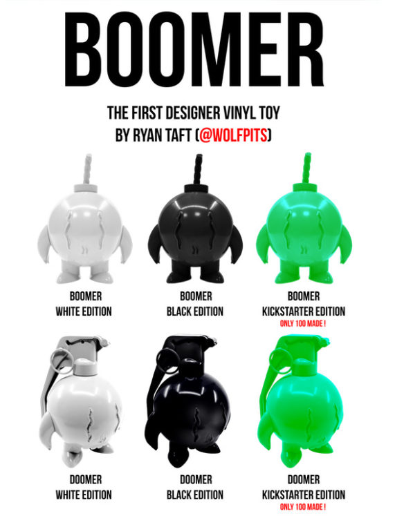 Kickstarter: Boomer & Doomer - Designer Vinyl Toys By Wolf Pits