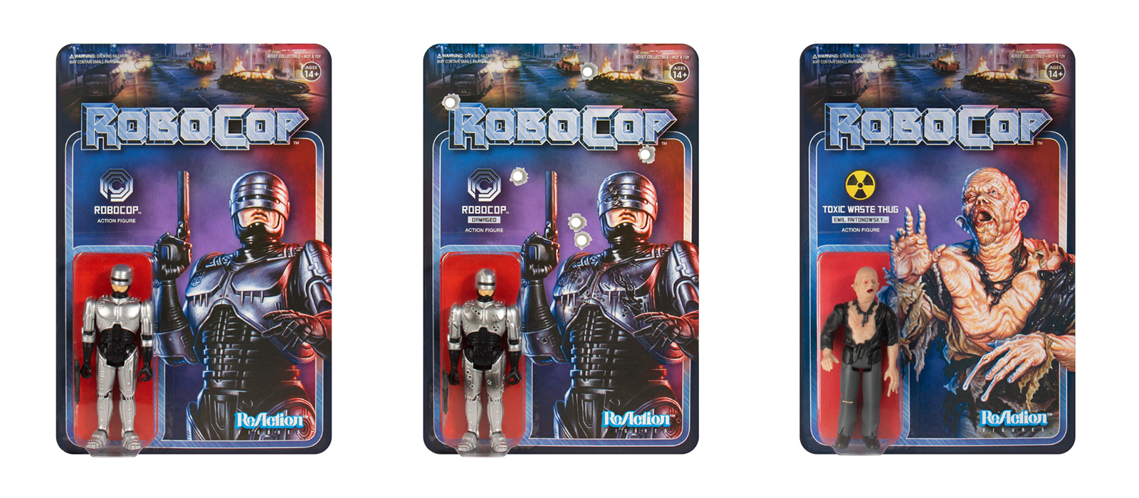 Robocop ReAction Figures | Plastic and Plush