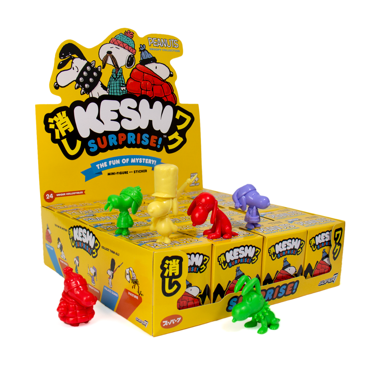 Super Keshi Surprise - Peanuts and Pee-wee's Playhouse