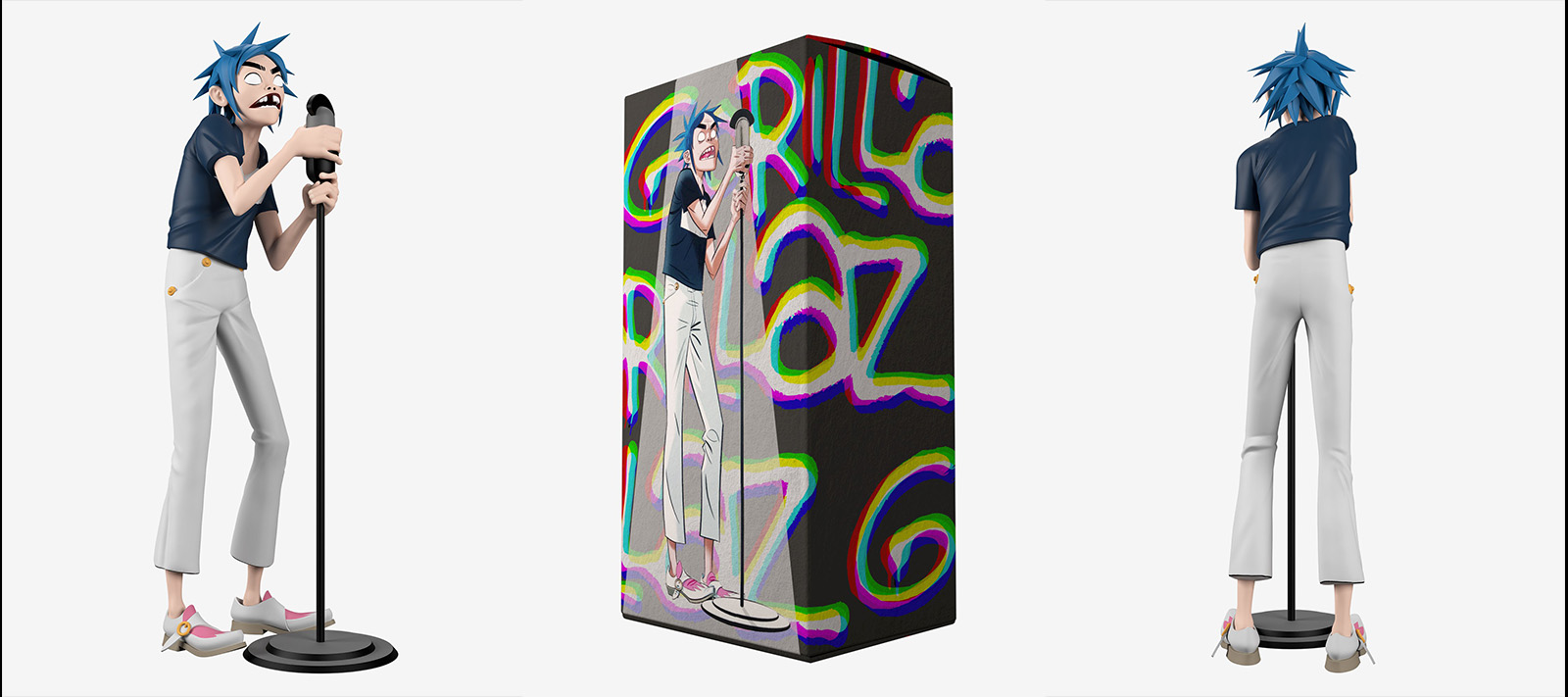Superplastic announces the Gorillaz 2D vinyl – Plastic and Plush