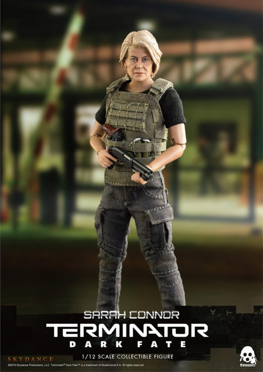 Terminator: Dark Fate – 1/12th scale Sarah Connor – Plastic and Plush
