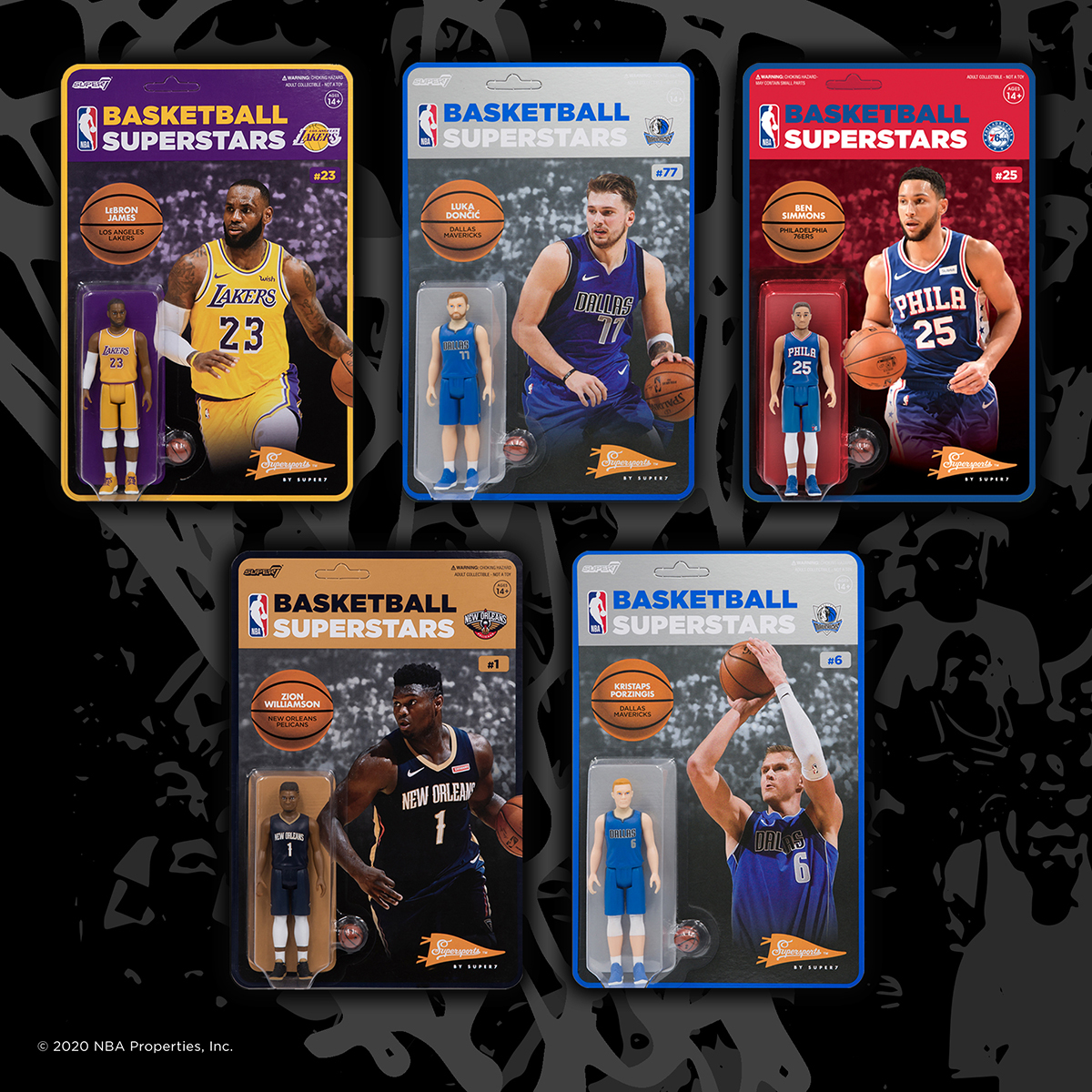 NBA ReAction Basketball Superstars Wave 2 – Plastic and Plush